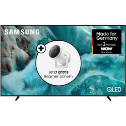 Samsung QLED-Fernseher "GQ85Q7FAAU QLED-Fernseher", Energieeffizienz: G (A-G), schwarz, 85, Fernseher, Quantum HDR, Knox Security, Art Store, 3D Sound, Gaming Hub, AI TV
