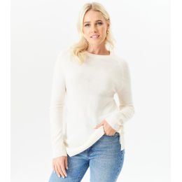 Rundhalsausschnitt Feinstrick-Pullover in &Uuml;bergr&ouml;&szlig;e