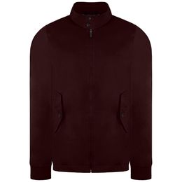 Ben Sherman Signature Herren Burgunderfarbene Harringtonjacke