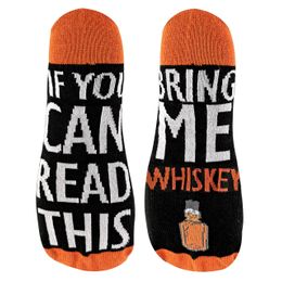 Wenn du diese Socken lesen kannst, bring mir Whiskey-Socken