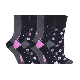 Gentle Grip - 6 Paar Damen Gentle Grip nicht elastische Socken - SOLRH195