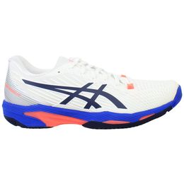 asics Solution Speed FF 2 Damen Wei&szlig;e Tennisschuhe