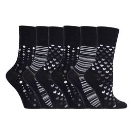 Sock Shop Gentle Grip - 6 Paar Damen nicht elastische Bambus Socken - SOLRM32