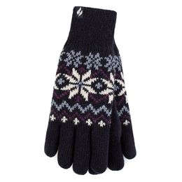 Heat Holders - Ladies Soft Thermal Gloves - Navy