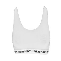 Philipp Plein Wei&szlig; Unterw&auml;sche Sport-BH Zwei-Pack