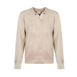 Guess Sweatshirt Polo-Kragen Herren Beige