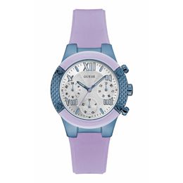 Guess Damenuhr Quartz Blau Violett