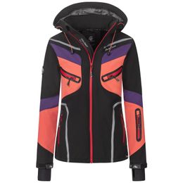 Rock Creek Softshelljacke Schwarz