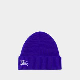 Bonnet - Burberry - Laine - Bleu