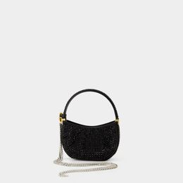 Hobo Bag Micro Vesna Crystal - Magda Butrym - Kristall - Schwarz