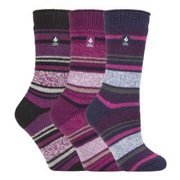 Heat Holders - 3er-Pack Multipack Damen Isolierte Thermo-Socken f&uuml;r den Winter - Palma