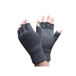 Heat Holders Herren Winter Warm 3.2 TOG Fleece gef&uuml;ttert Isolierte Fingerlose Handschuhe