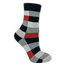 Sock Snob - Atmungsaktive Socken aus Wollmischung mit Karomuster