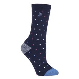 Heat Holders Damen Ultra Lite Thermo-Socken mit geb&uuml;rstetem Innengarn, Marineblau (Beere)