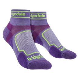 Bridgedale - Womens Running Ultralight Sport Low Socken - Lila