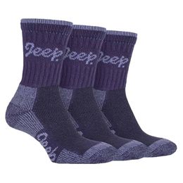 JEEP TERRAIN - 3 Paar Baumwoll-Wandersocken f&uuml;r Damen