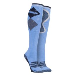 Kniehohe lange Damen-Reitstiefelsocken aus Baumwolle