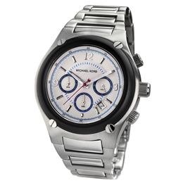 Michael Kors Herrenuhr Quartz Silber Schwarz