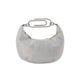 Off-White Binder Clip 20 Tasche in Strass / Blau