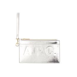 Market Clutch - A.P.C. - Synthetik - Silber