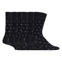 Sock Shop Gentle Grip - 6 Paar nicht elastische Bambus-Socken f&uuml;r Herren - SOMRM04