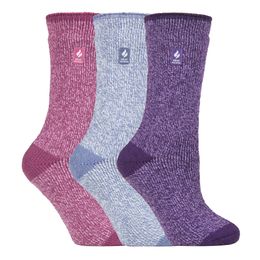 Heat Holders - 3er Pack Multipack Damen Isolierte Thermosocken f&uuml;r den Winter - Prag