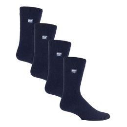 Heat Holders Ultra Lite - 4 Paar Multipack Mens Thermal Socks | Ultra Thin Warm Socks for Dress Socks in Winter - Navy
