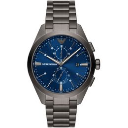 Emporio Armani AR11481 Claudio Blaues Zifferblatt Chronograph Herrenuhr