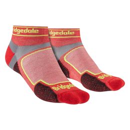 Bridgedale - Mens Running Ultralight Sport Low Socken - Rot