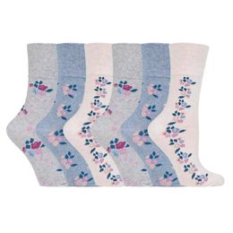 Gentle Grip - 6 Paare Damen Gentle Grip nicht elastische Socken - GG139