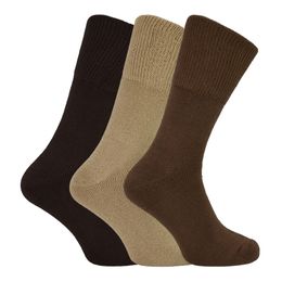 Bambus-Thermosocken f&uuml;r den Winter | THMO | Herren- & Damengr&ouml;&szlig;en | Warme dicke Bambussocken - Braun