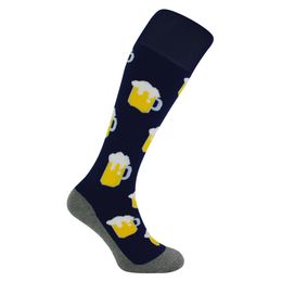 Hockeysocken mit farbenfrohen, coolen, lustigen und witzigen Designs | Hingly | Herren & Damen | Ideal f&uuml;r Sport - Bier