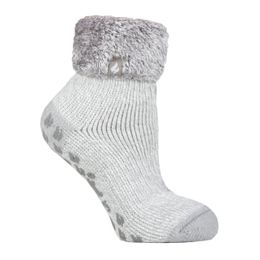 Heat Holders rutschfeste, flauschige Thermo-Slipper-Socken f&uuml;r Damen