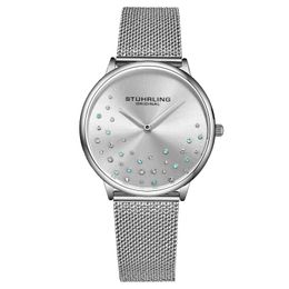 Silber Symphonie Quarz 38mm