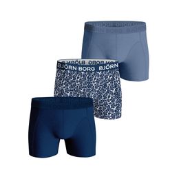 Bj&ouml;rn Borg Bj&ouml;rn Borg - 3 Paar Herren Cotton Rich Comfort Stretch Fit Boxershorts - Blau Mix