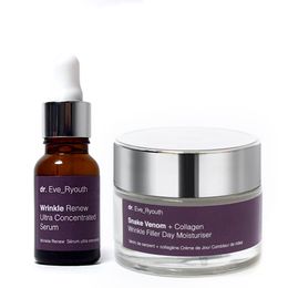 dr. Eve_Ryouth Wrinkle Renew Ultra Concentrated Serum 15ml & Snake Venom + Collagen Wrinkle Filler Day Moisturiser 50ml