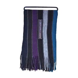 Herren italienisch inspiriert warm gestrickt gestreiften Winterschal Einheitsgr&ouml;&szlig;e