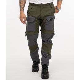 Rock Creek Softshellhose Dunkelgr&uuml;n