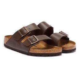 Birkenstock Arizona Birko-Flor Damen Braun Regul&auml;r Sandalen