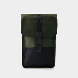 Trail Rucksack - RAINS - Synthetik - Gr&uuml;n