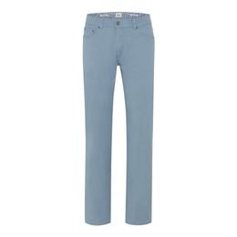 Chinohose Brax "Style COOPER", Herren, Gr. 34, L&auml;nge 36, blau, Web, 67% Leinen, 30% Baumwolle, 3% Elasthan, Hosen Chinohose