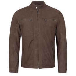 Rock Creek Lederjacke Dunkelbraun