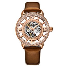 Rose Gold Winchester Automatik 38mm Skeleton