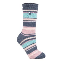 Heat Holders W&auml;rmehalter - Damen Thermosocken f&uuml;r den Winter | Outdoor & Indoor Socken | Kuschelig & Flauschig | Geschenke f&uuml;r Frauen - Denim (Palma)