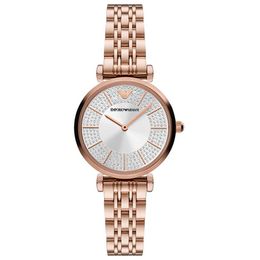 Montre Emporio Armani Gianni T-bar Pour Femmes Ip-ros&eacute; AR11446