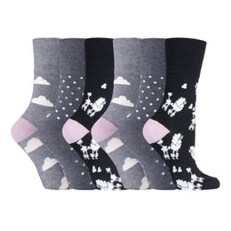 Gentle Grip - 6 Paar Damen Gentle Grip nicht elastische Socken - GG201