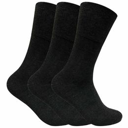 3 Pack Herren nicht elastische thermische Diabetiker Socken f&uuml;r schlechte Durchblutung