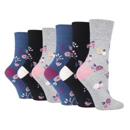 Gentle Grip - 6 Paar Damen Gentle Grip nicht elastische Socken - SOLRH216