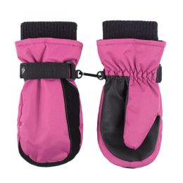 Heat Holders W&auml;rmehalter - Kinder Thermofleece gef&uuml;tterte F&auml;ustlinge | Jungen & M&auml;dchen als warme Skihandschuhe f&uuml;r den Winter - Pink