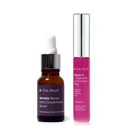 dr. Eve_Ryouth Wrinkle Renew Ultra Concentrated Serum 15ml + Vitamin E und Peppermint Lip Plumps 8ml